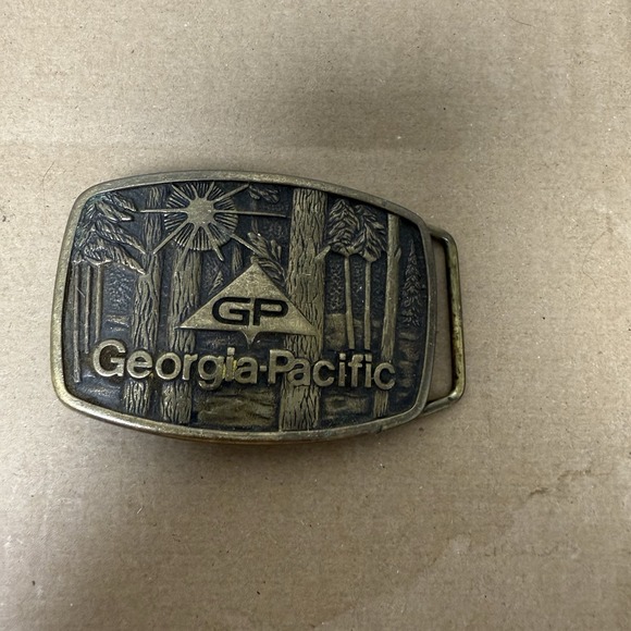 The Unbranded Brand | Accessories | Vintage Belt Buckle Georgia Pacific ...